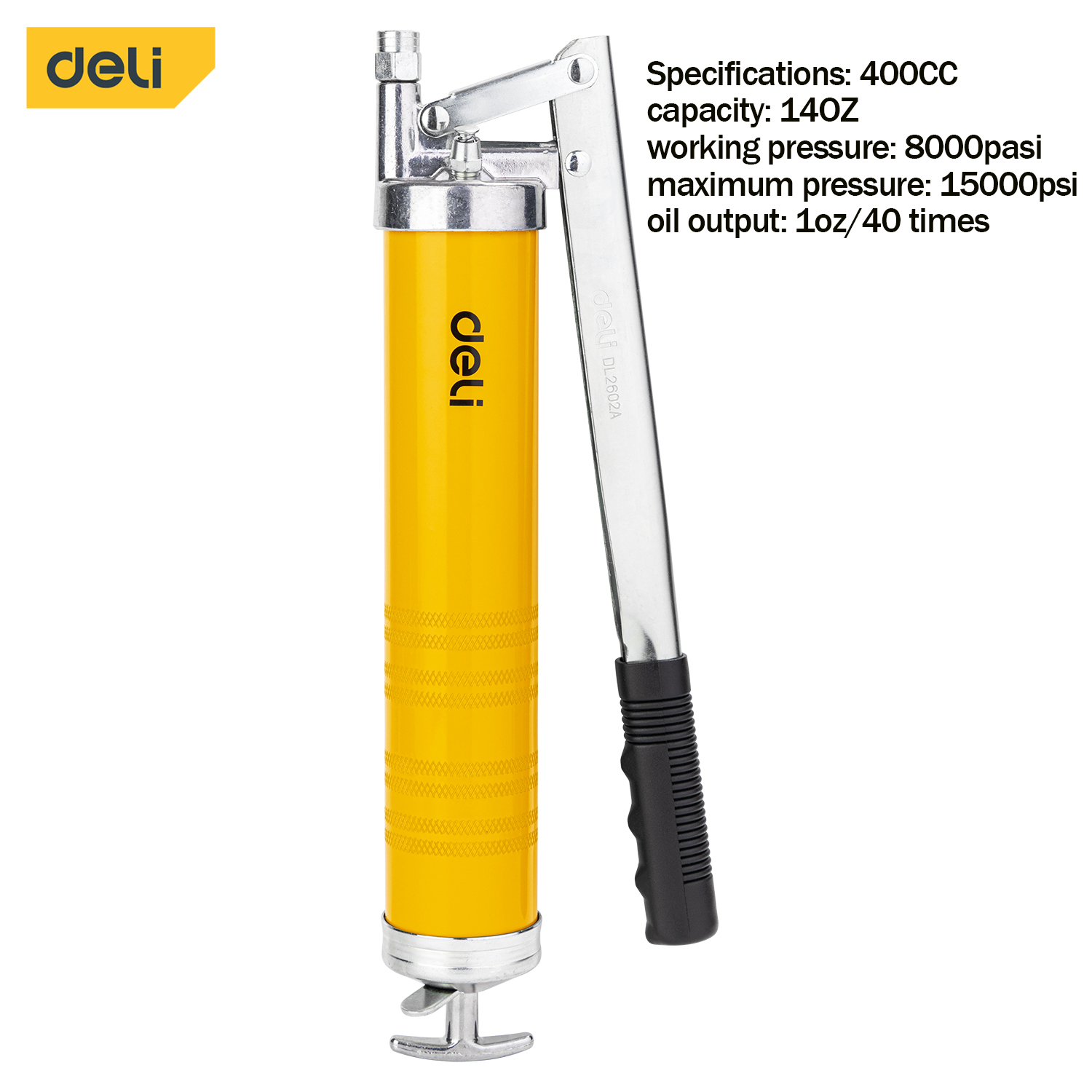 Deli Original Grease Gun 600Cc/400Cc Heavy Duty Grease Gun High ...