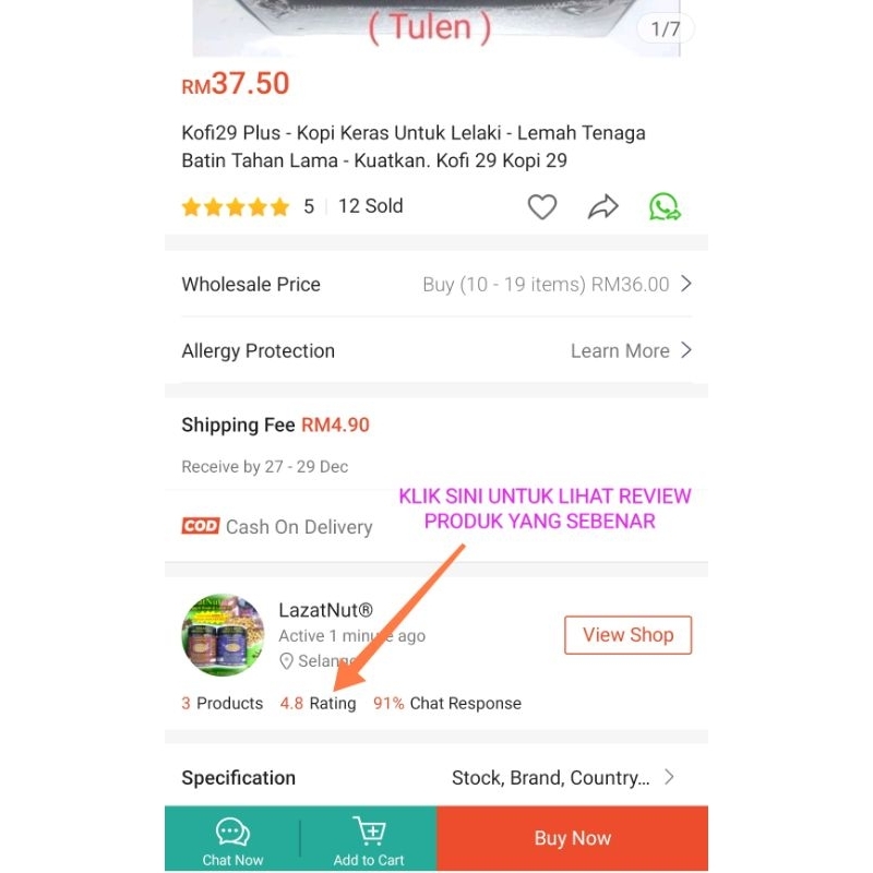 Kofi29 Plus - Untuk Kesihatan - Lemah Tenaga Batin Bermakna Tahap ...