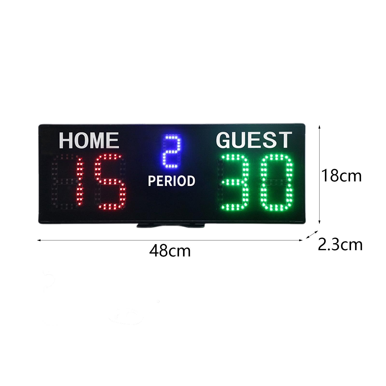 TOOYFUL Digital Scoreboard Electronic Basketball Scoreboard ...