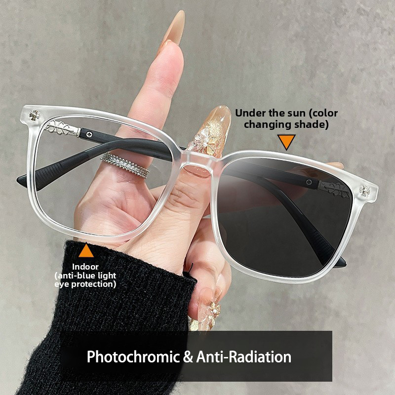 New 2025 Photochromic Eyeglasses Anti-Radiation Eyeglasses for Men and ...