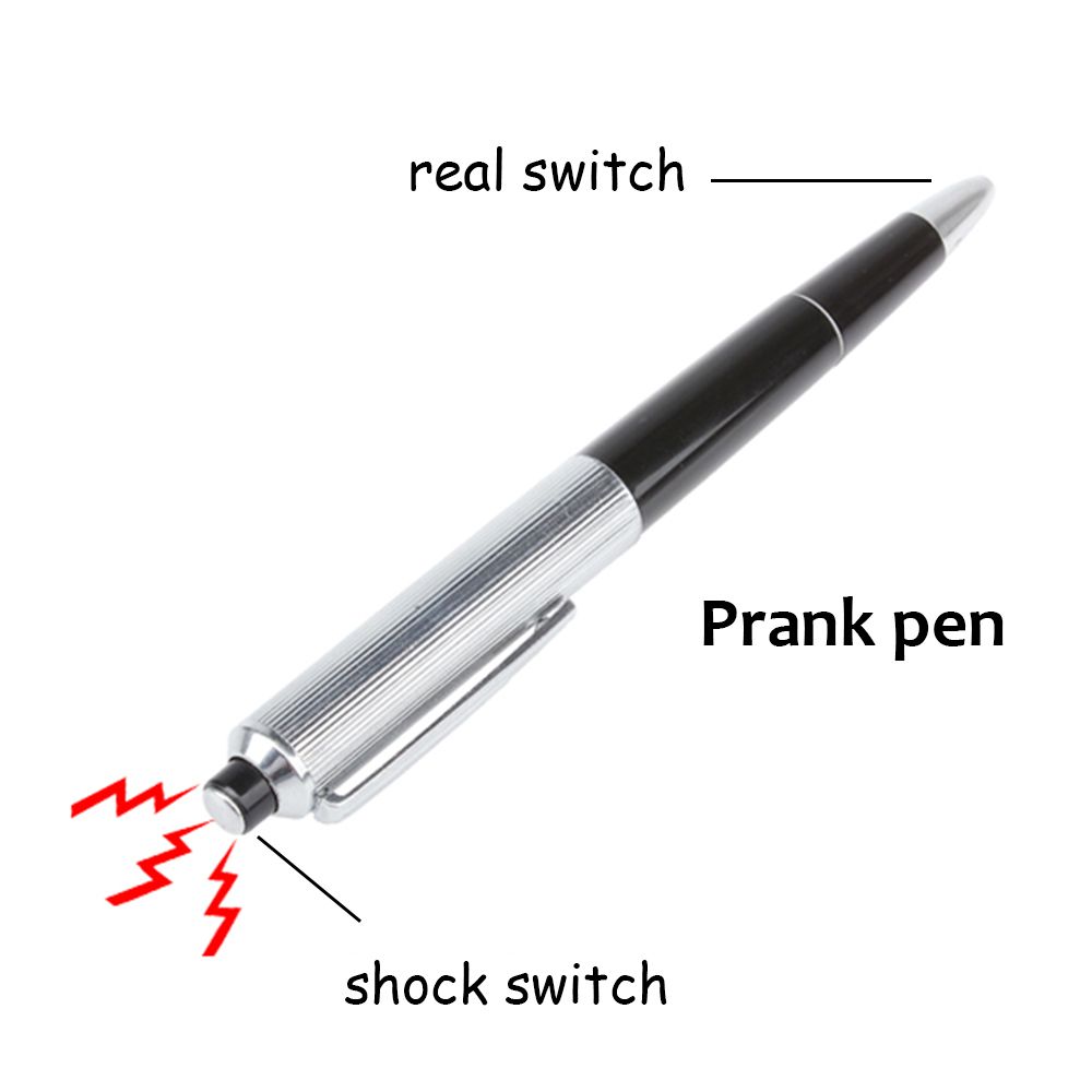 PERSE Anti-stress Gum Gripper Novelty Shocker Pen Gag Gadget Electric ...