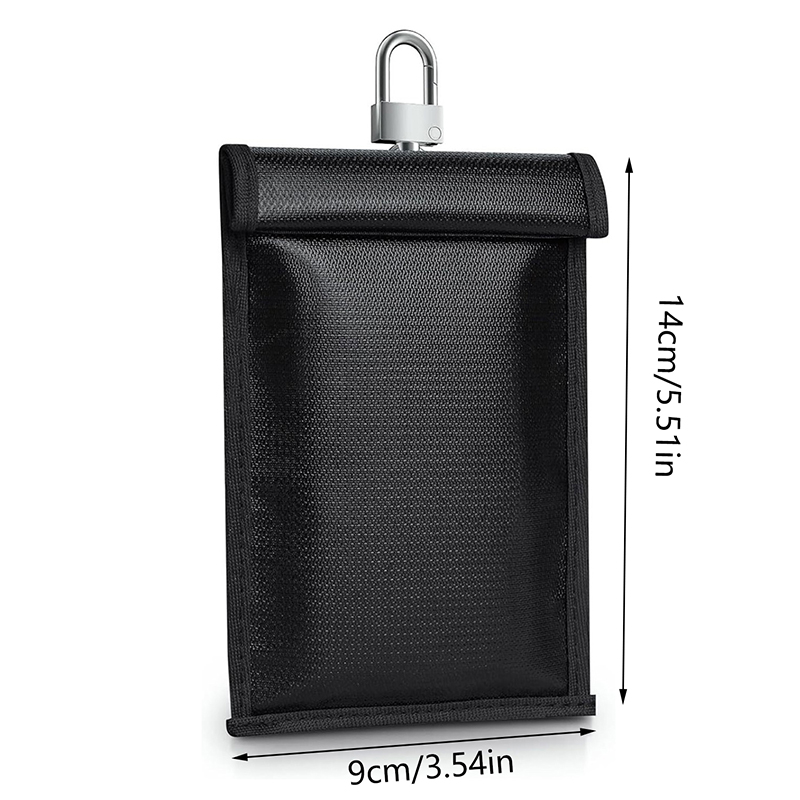 RFID Signal Blocking Shielding Pouch Car Key Araday Bag Cell Phone ...