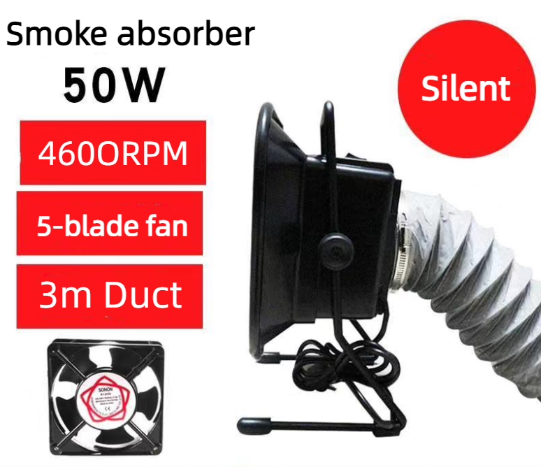 an Ventilation fan 50W, 4600RPM Extractor for Smoke, Dust, Fume, Smell ...