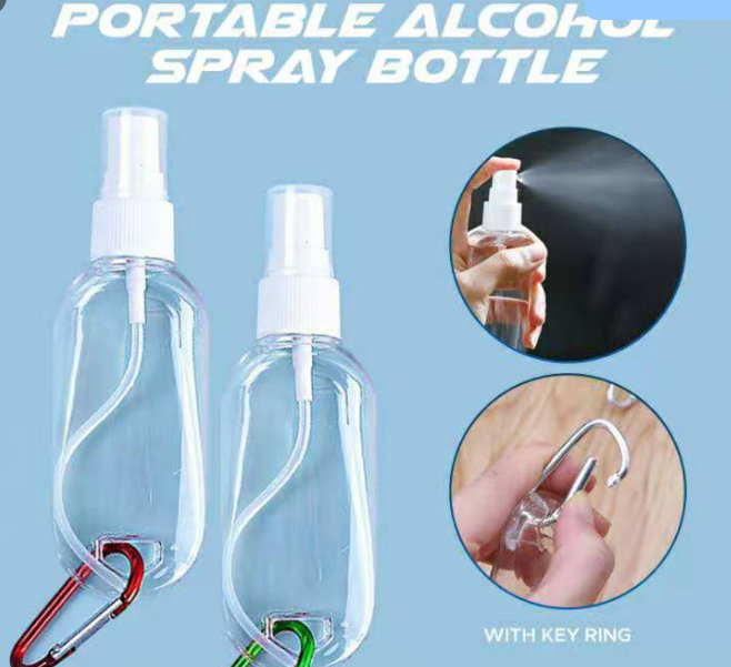 VC Portable Transparent Empty Alcohol Container Alcohol Spray Bottle ...