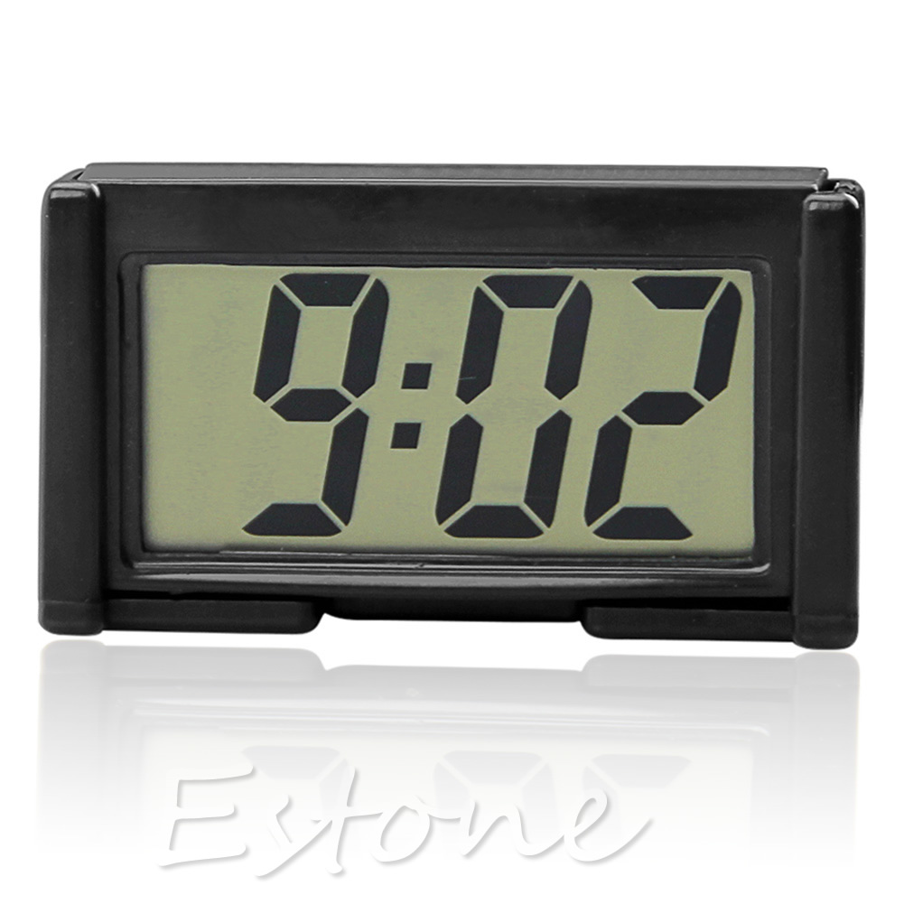 【Hot New Release】Interior Auto Desk Digital Clock LCD Screen Self ...