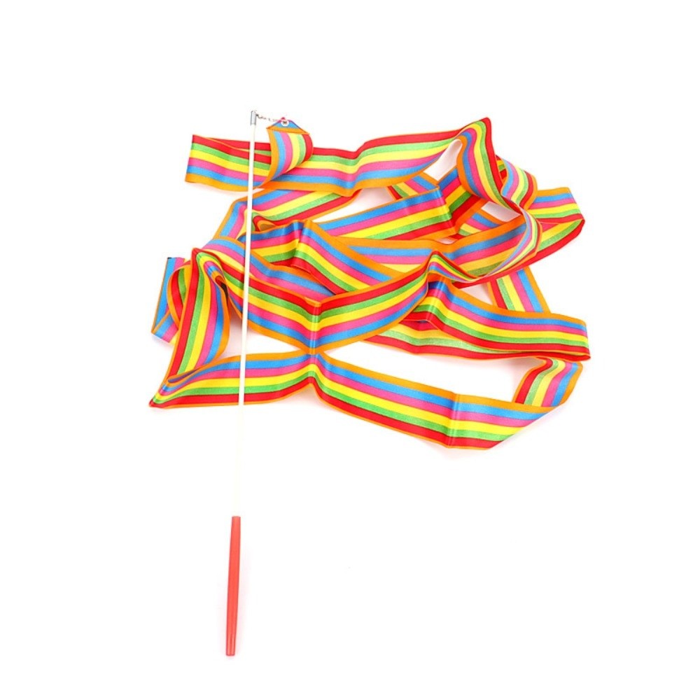 High Quality 4 Meters Artistic Gymnastics Ribbon Colorful with Rod ...