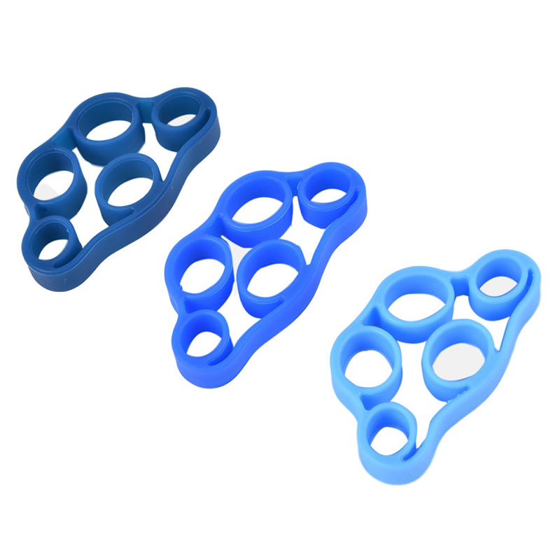 Hand Finger Grip Strength Trainer Resistance Strengthener Band Tension ...