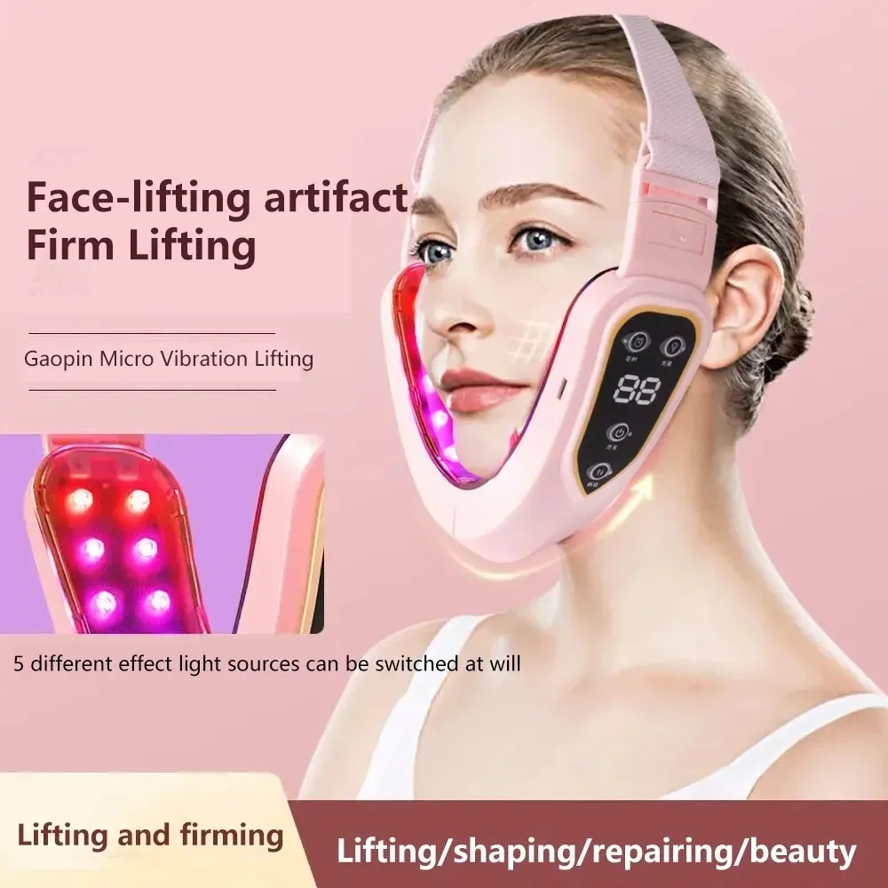 Facial Lifting Device LED Photon Therapy Facial Slimming Massager ...