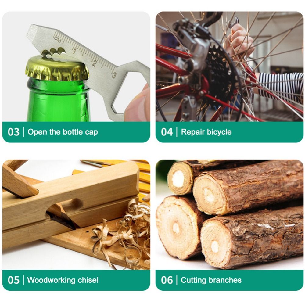 Portable 6 in Multi-use Mini Tool Screwdriver Wrench Utility Gadget ...