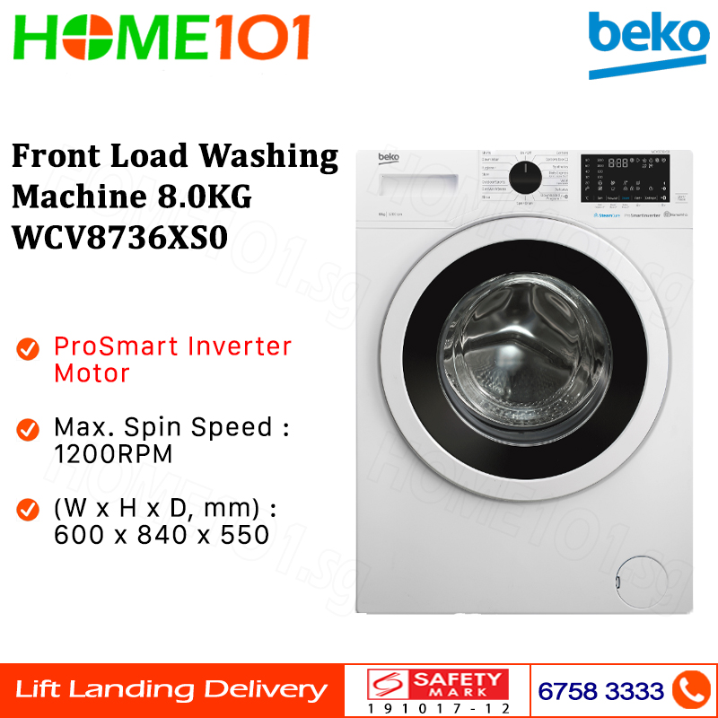 Front Load Washer 7.0KG - 8.0KG EWF1075VT I EWF1077A I WTE7636X0 I ...