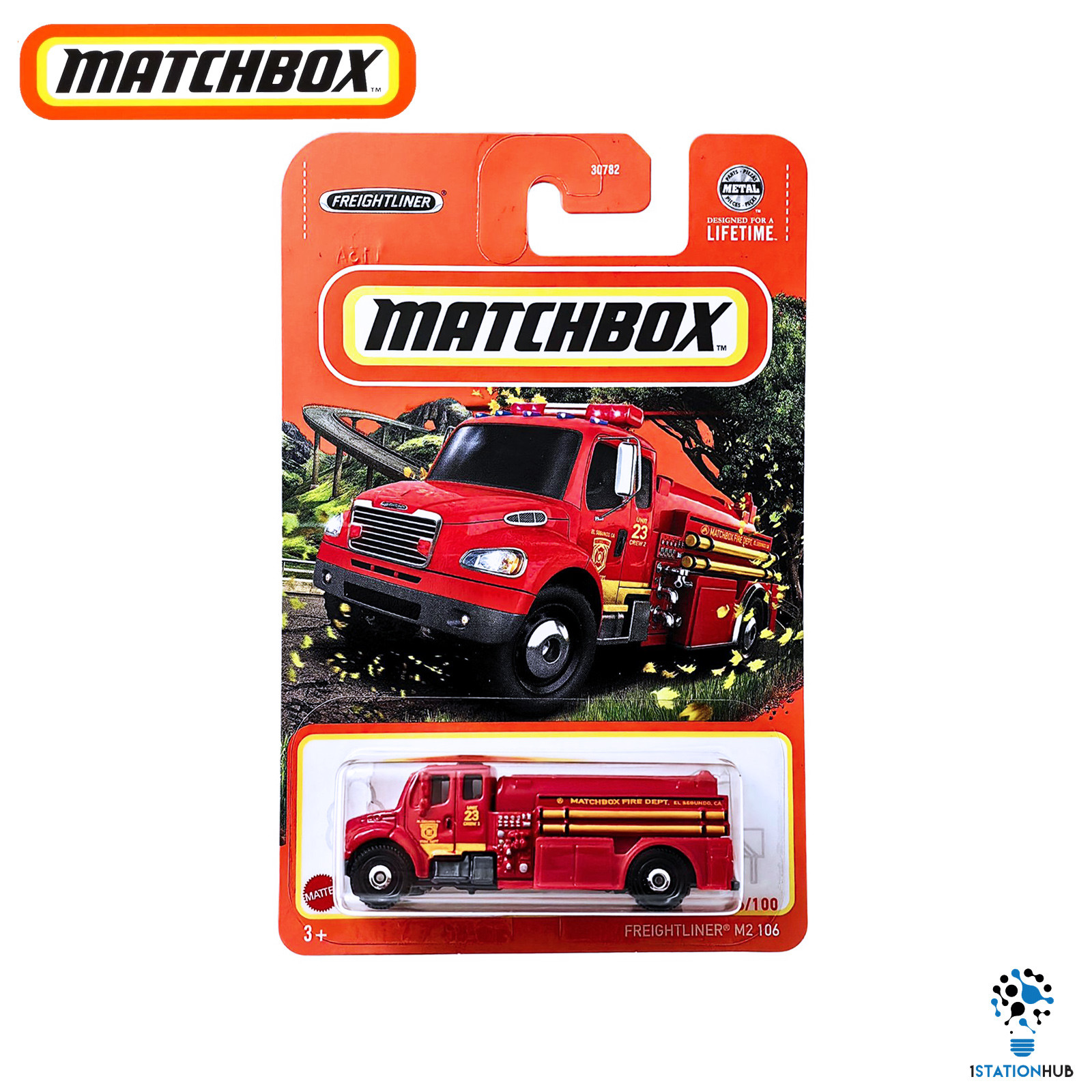 Matchbox Freightliner M2 106 Truck | Fire Engine Car Collector Kids ...