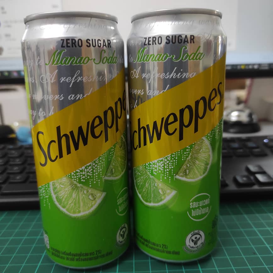 Thailand Schweppes Sparkling Soda 6x 330ML Schweppes Soft Drink Lemon-soda Schweppes Lemon soda ...
