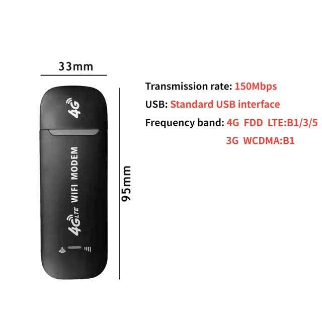 JUFOSIEN Modem WIFI USB 4g All Operator LTE Modem USB 500Mbps Modem ...
