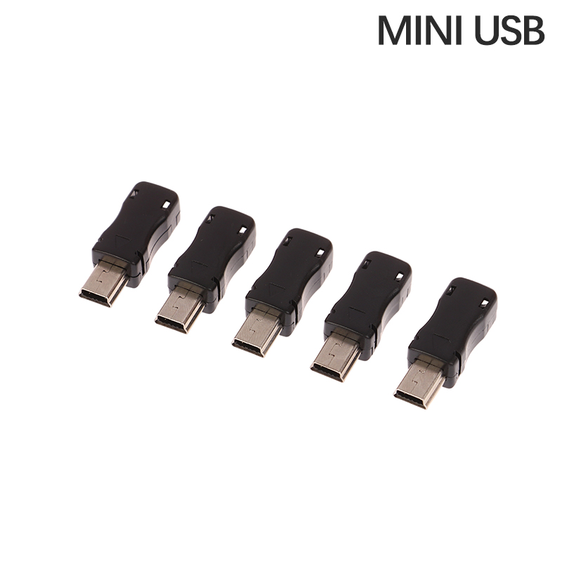 5sets Mini USB Micro USB Type C Male Head With Sheath Micro Usb Jack ...