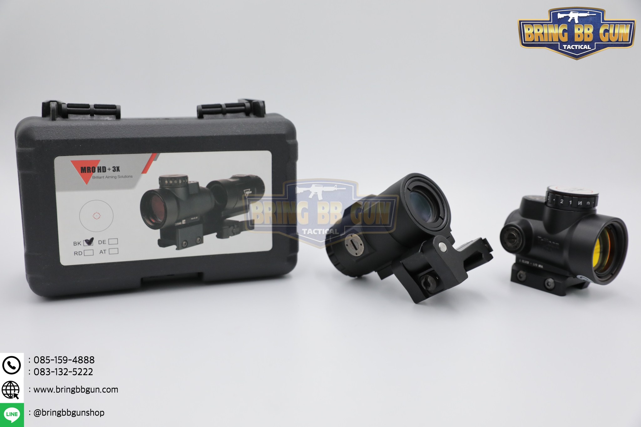 MRO set ยี่ห้อ Trijicon (MRO HD + ซูมหลังดอท 3X) (Trijicon MRO + Zoom ...