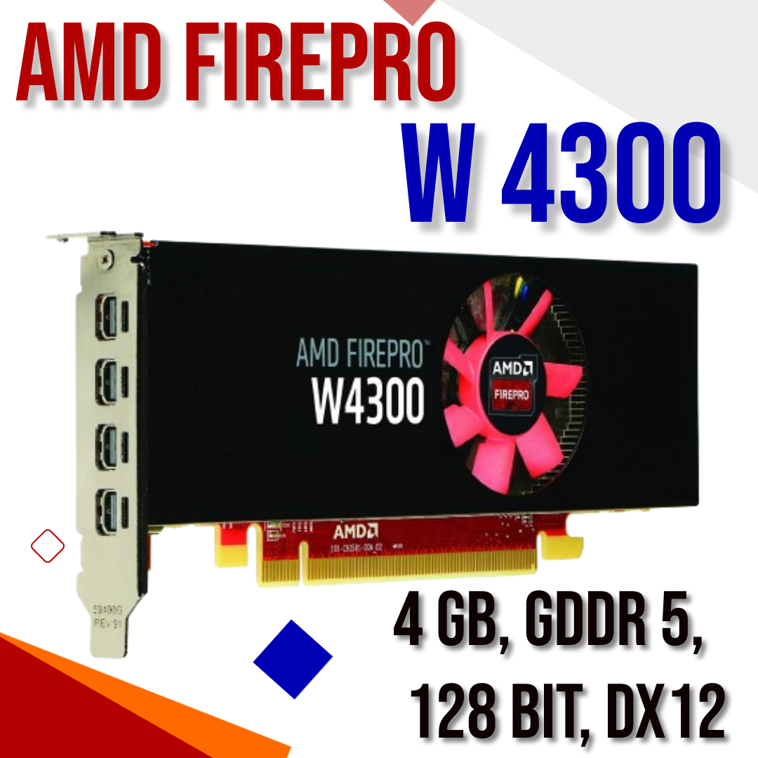 AMD FIREPRO W4300 4GB GDDR5 128BIT DX12 Graphic Card , MULTI DISPLAY at ...