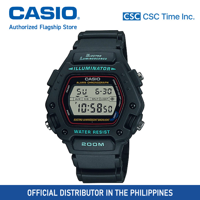 Casio (DW-290-1VS) "Mission Impossible" Black Resin Strap 200 Meter ...