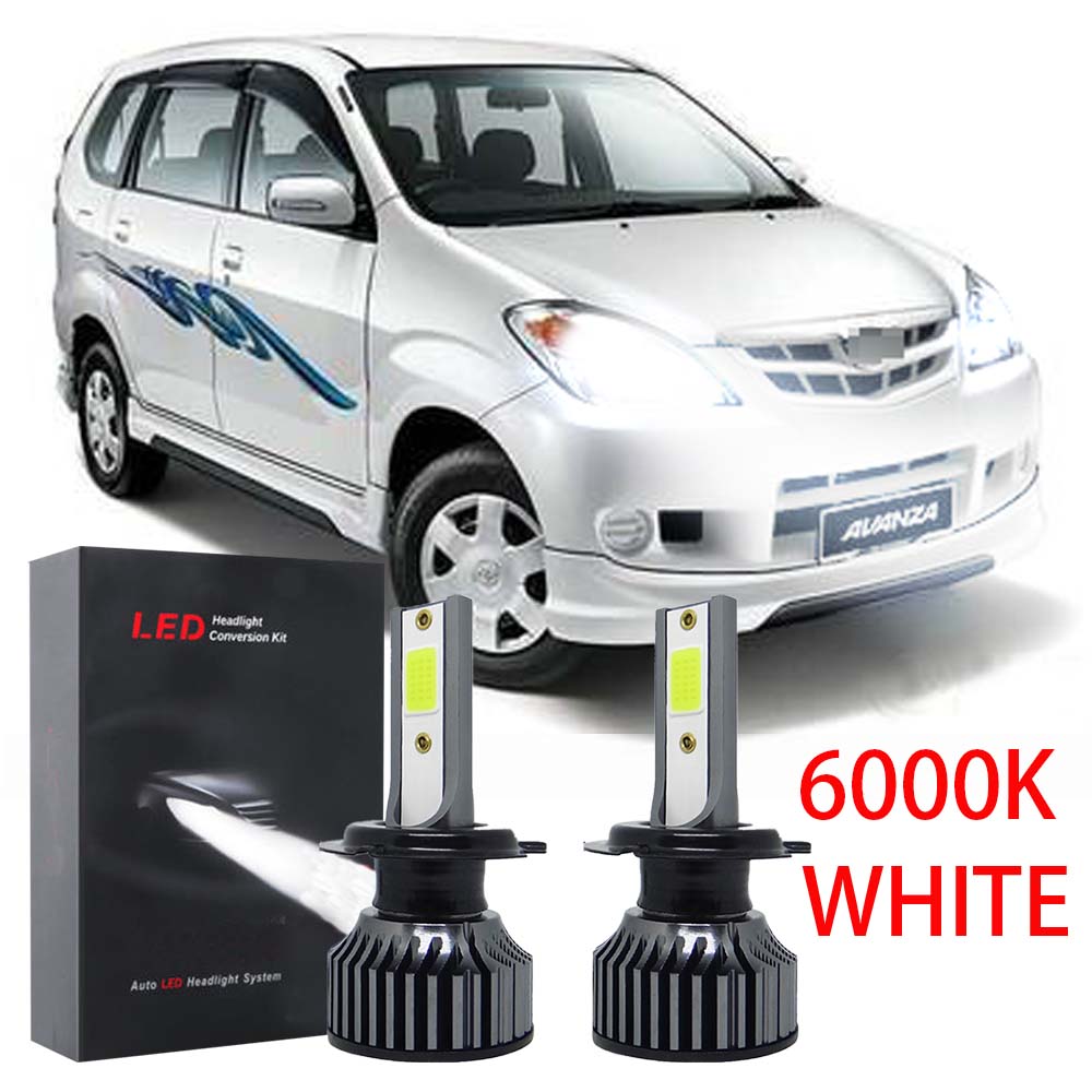 หลอดไฟหน้า LED สำหรับ Toyota Avanza F600ปี2003-2011ลำแสงต่ำและสูงจำนวน ...