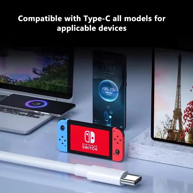 100W USB C Cable For iPhone 15 Fast Charging Cable For Xiaomi Redmi ...