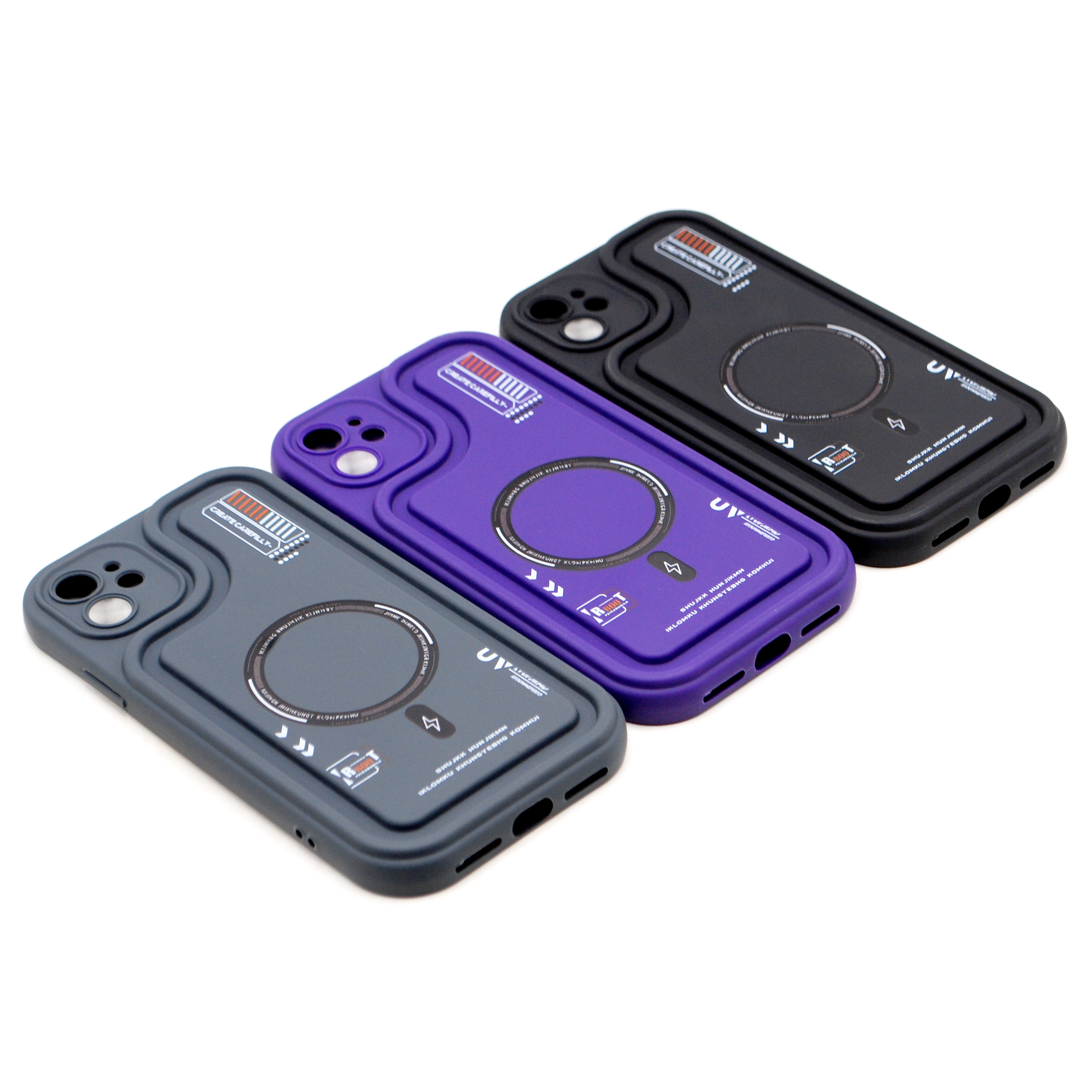 Apple iPhone 11 Back Cover Multicolour Soft MagSafe Printed Stylish ...