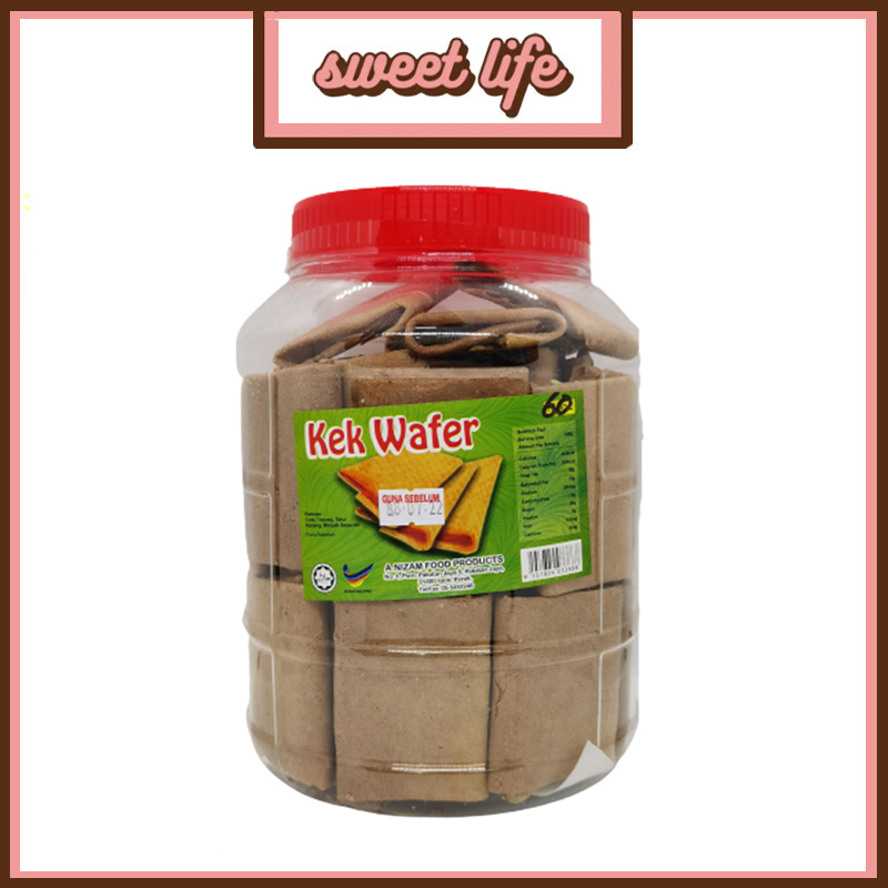 60'S PANDAN KEK WAFER NIZAM FOOD PRODUCTS FLAVOR PANDAN BISKUT RAYA ...