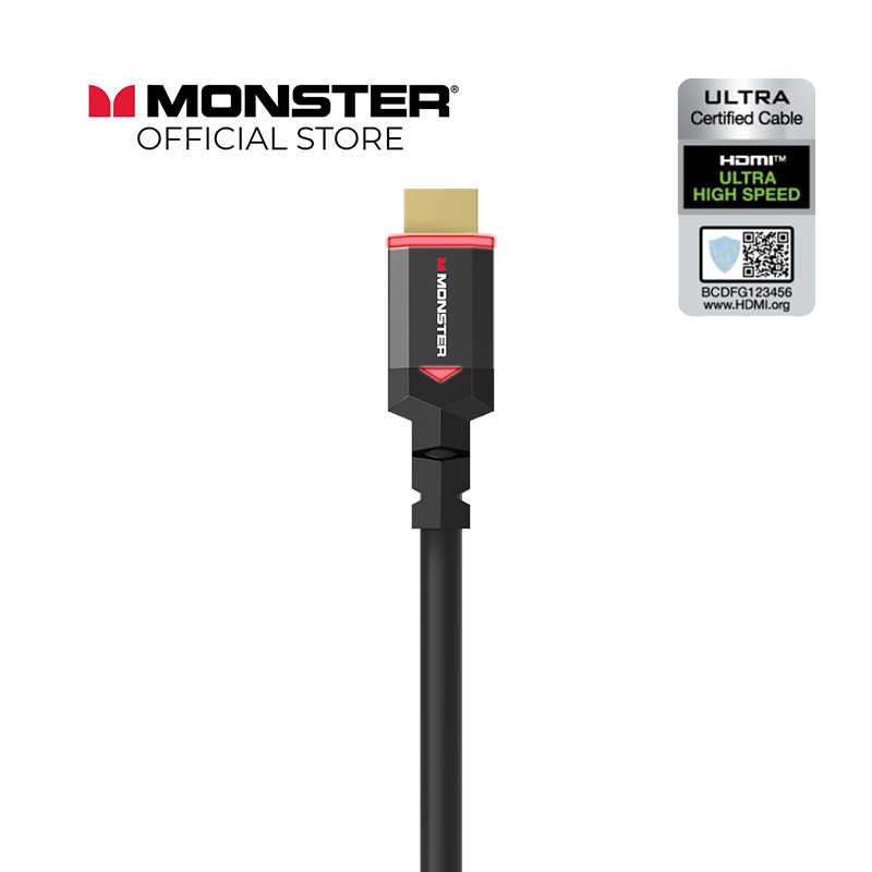 MONSTER Essentials Gaming 8K UHS HDMI v2.1 with Built-in LED light ...