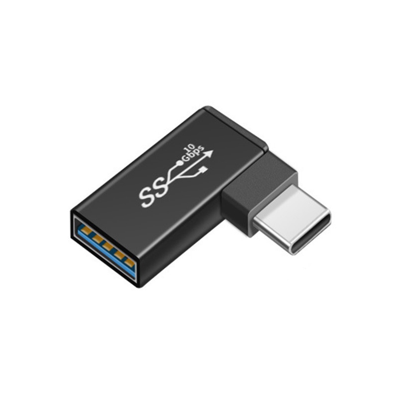 ★SG Ready Stock★90 Degree USB C to USB A Adapter, Right Angle USB A 3.0 ...