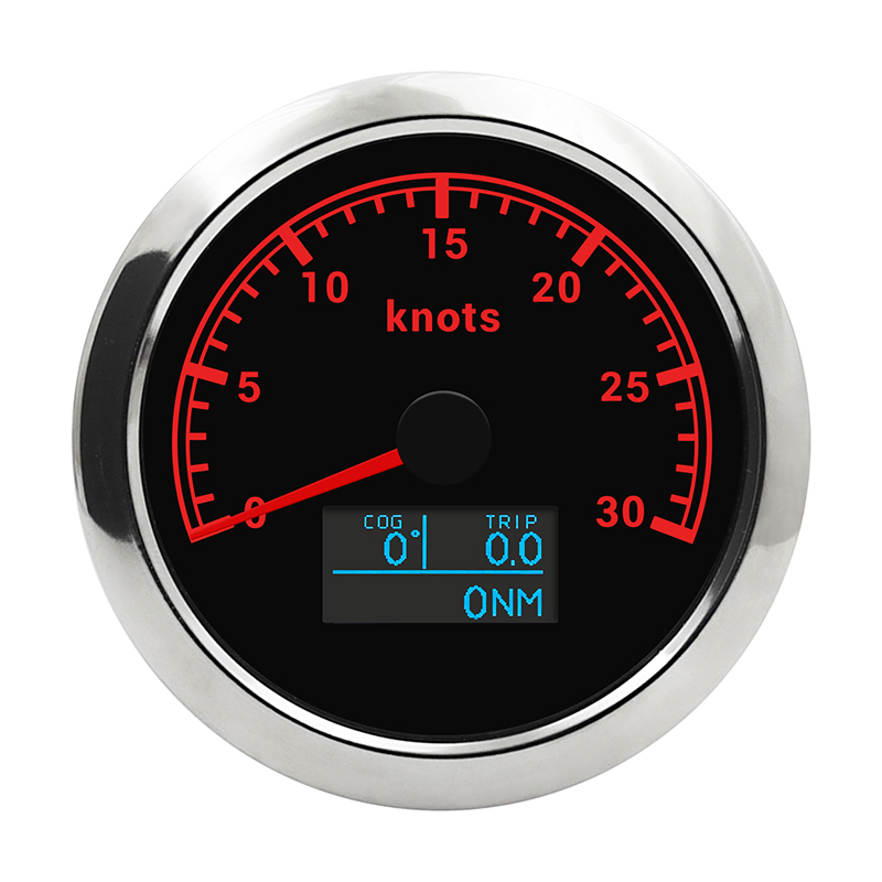 85mm 30knots/60knots 3 in 1 GPS Speedometer OLED Screen Waterproof ...