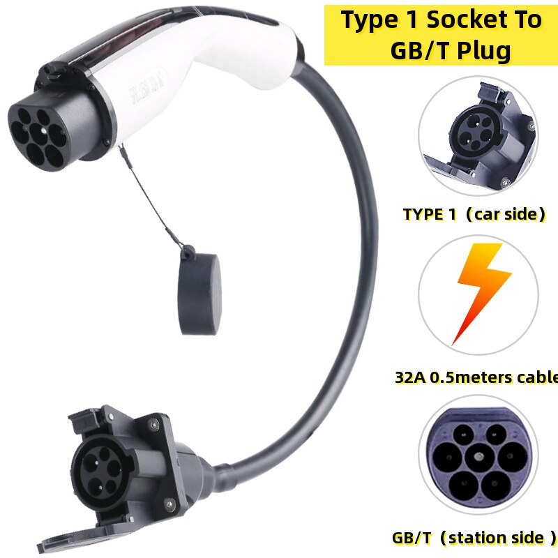 32A With 0.5M Cable For Ev Car Electric Vehicle Store GB/T To EVSE EV ...