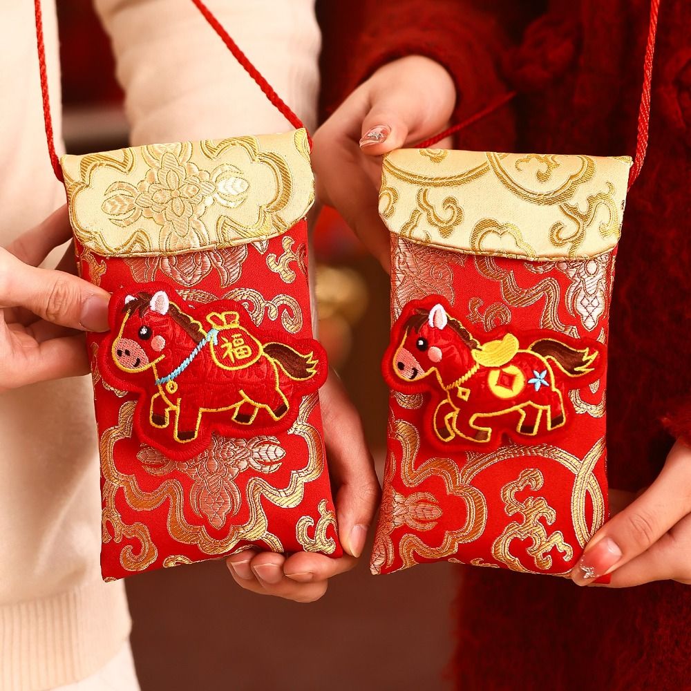 Creative Chinese Style Cloth Red Envelope Cartoon 2026 Year of The ...