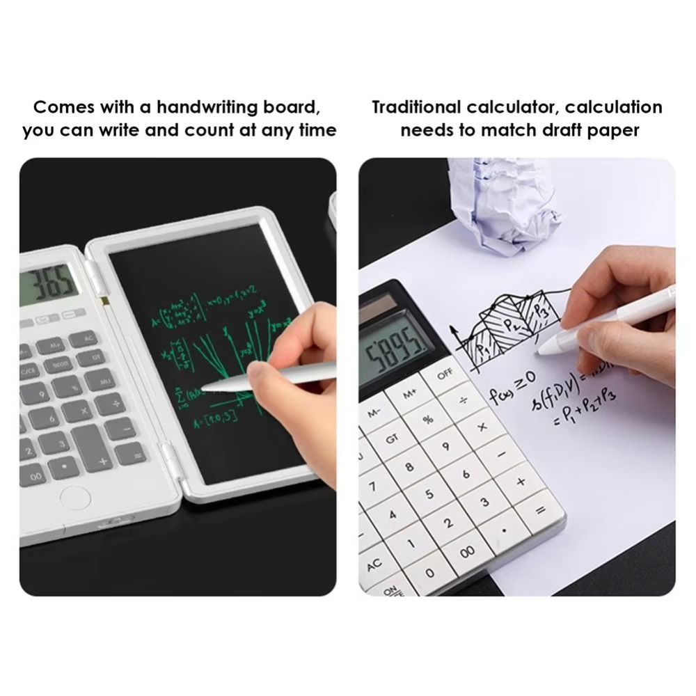 Hand-Painted 2in1 Scientific Calculator Large Screen Display Erasable ...