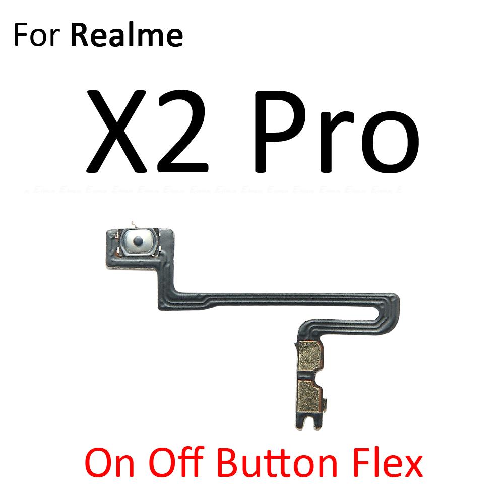 Power ON OFF Mute Switch Control Key Volume Button Flex Cable For OPPO Realme X X2 X50 X7 Pro ...