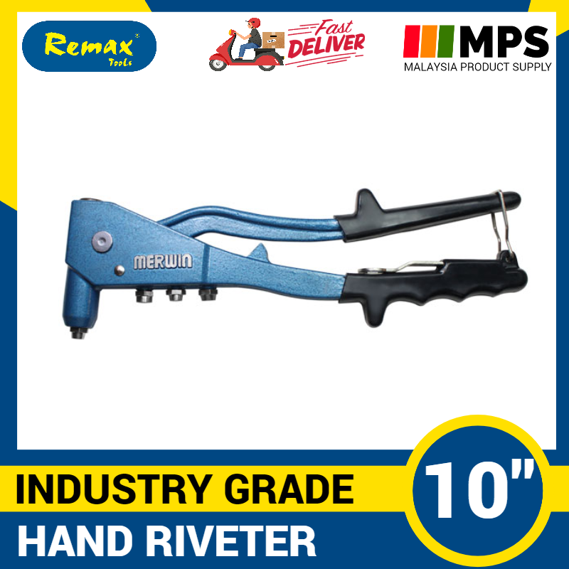 Remax Heavy Duty Hand Riveter 10" Riveter Gun, Threaded Rivet Nut Tool ...