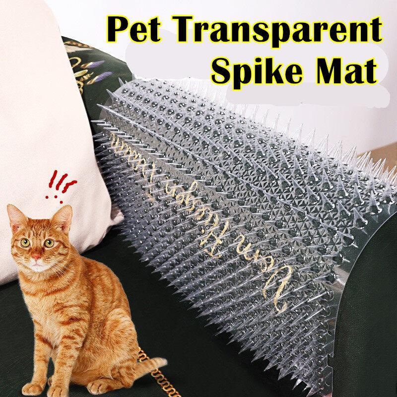 2 PCS Cat Repellent Scat Spike Mat Outdoor Indoor Plastic Mats with Spikes Cat Halau Kucing ...