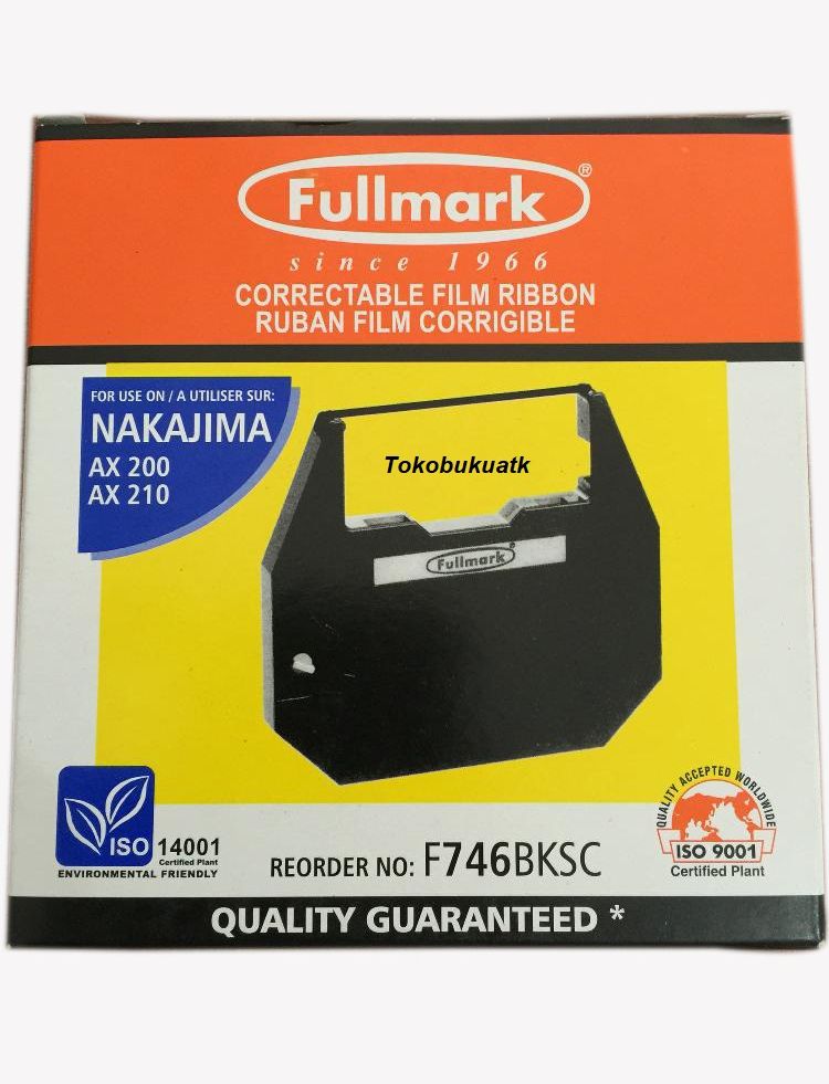 Pita Mesin Tik Nakajima/Correctable Film Ribbon For Nakajima AX200/210 ...