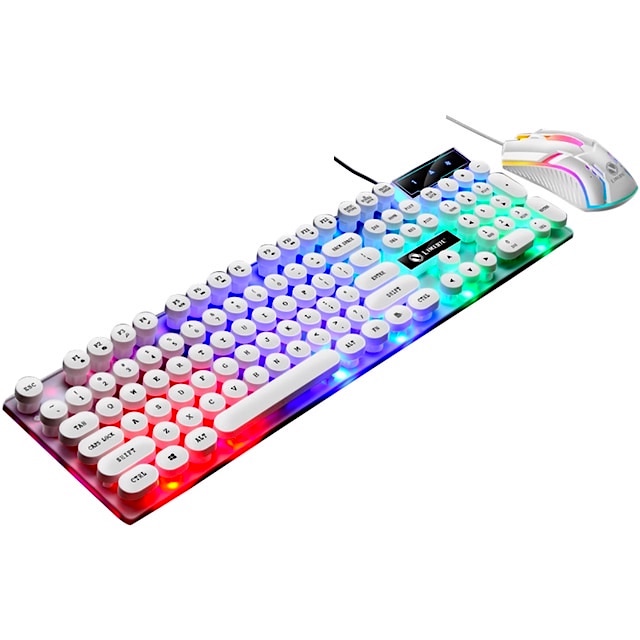 (VIP Retailer) LED Gaming Keyboard with Mechanical Keyboard Feel + FREE ...