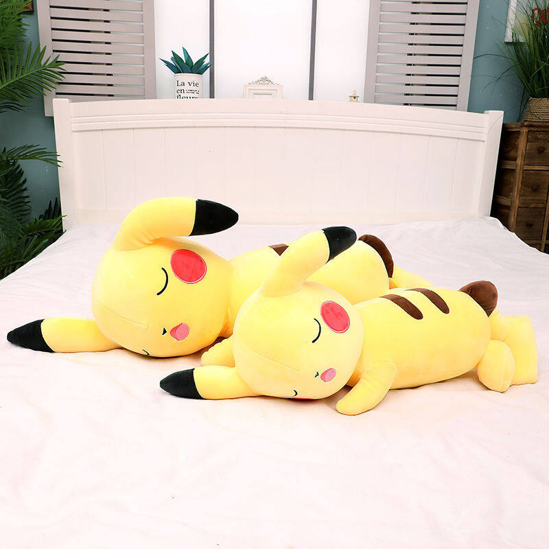 TCS57 130cm Pikachu Rag Doll Plush Stuffed Pokémon Toy Doll Holding ...