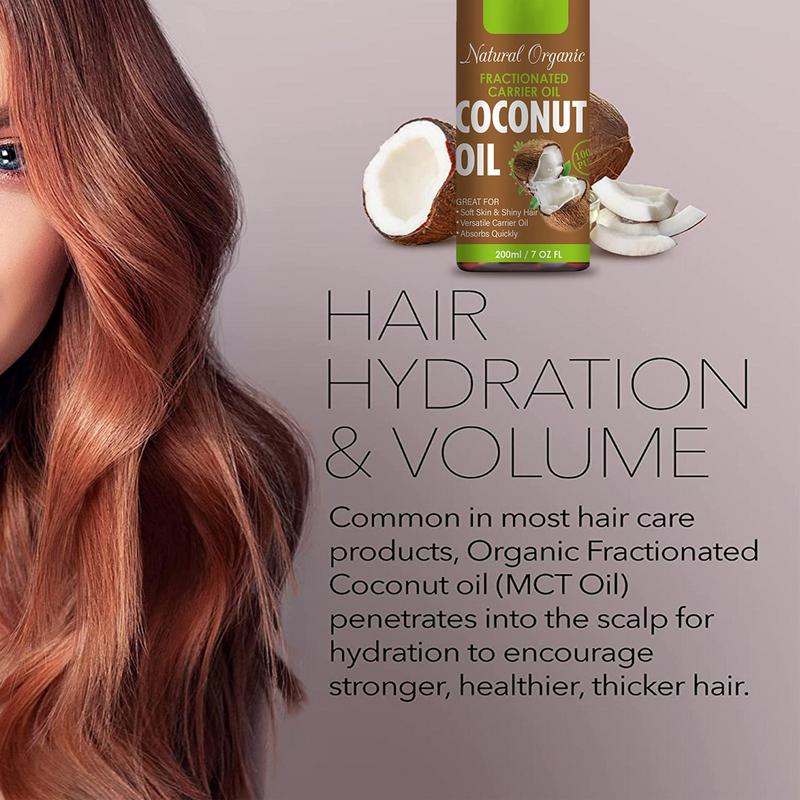 Pure Coconut Oil Relaxing Massage Oil Liquid Carrier Oil Natural Body ...