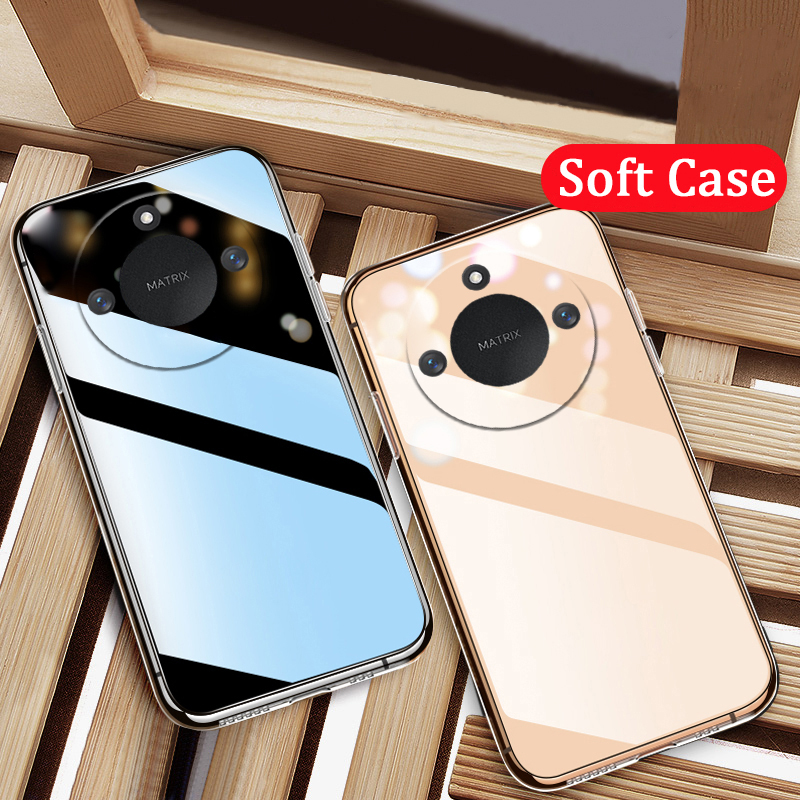 2 Pack For Honor X9C Smart Case Soft Transparent Full Protection Clear ...
