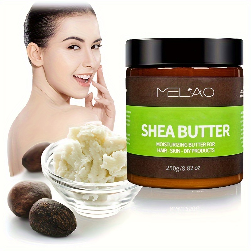 MELAO Organic Shea Butter for Body Face Organic , 100% Raw Unrefined to ...
