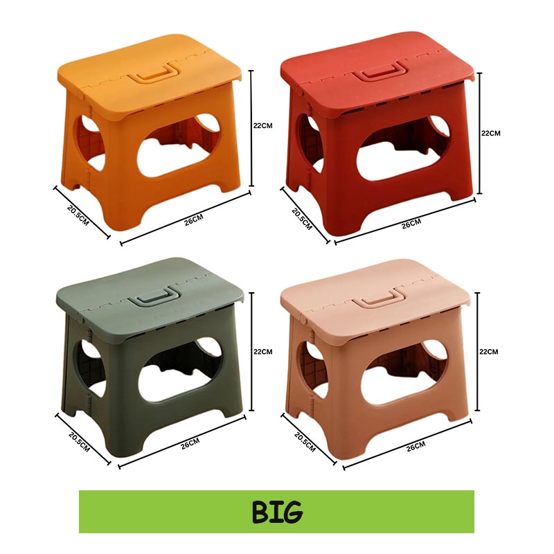 EASY CARRY 💥 Foldable Step Stool Portable Lightweight Mini Folding ...