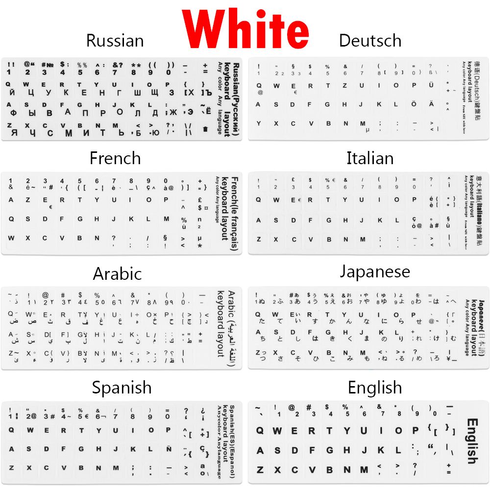 【Trusted】 waterproof French Spanish Deutsch keyboard for PC standard ...