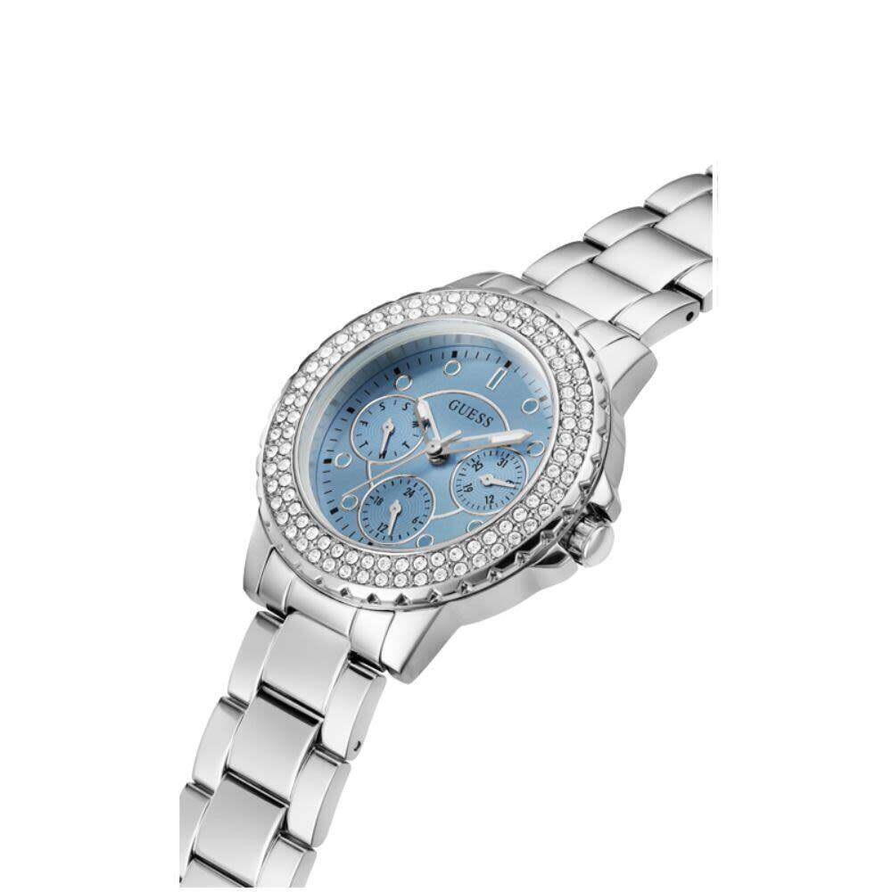 GUESS นาฬิกาข้อมือ รุ่น CROWN JEWEL GW0410L1 สีเงิน นาฬิกาข้อมือผู้หญิง ...
