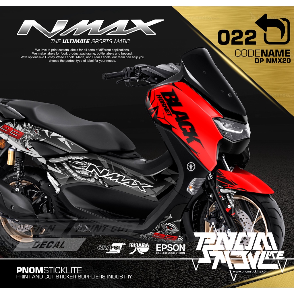 DECAL NMAX 2020 2021 2022 NEW - STIKER FULL BODY NMAX 2020 2021 2022 ...