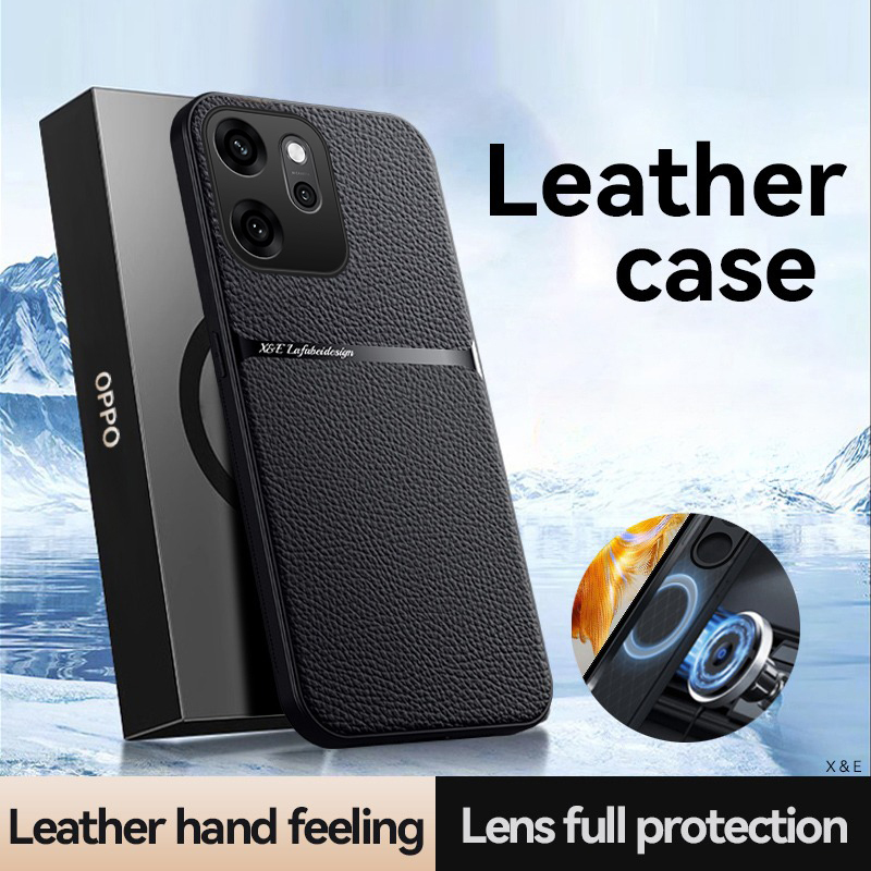 For OPPO Reno 14F Case Cellphone Case soft silicon Hard Leather ...