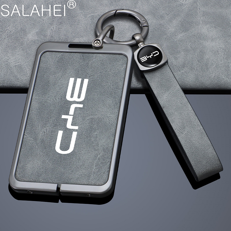【Free-delivery】 Car Samrt Remote Key Cover Case Fob For BYD NFC Card Atto3 Yuan Tang EV Han Qin ...