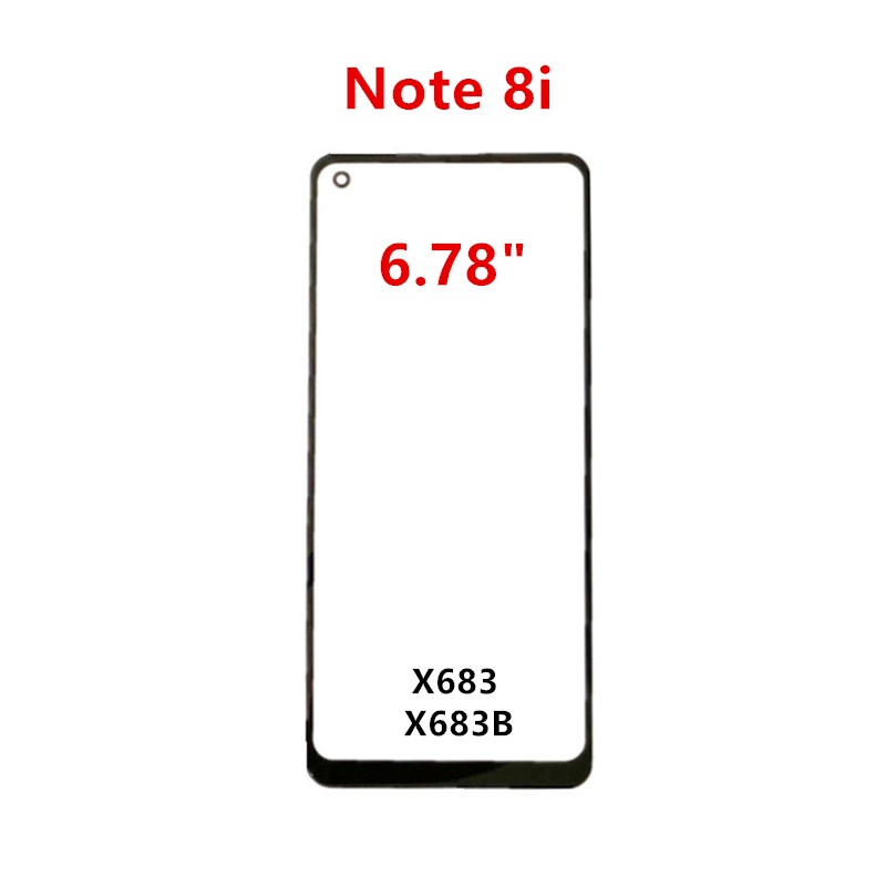 Front Glass Screen For Infinix Note 8 8i 7 Lite X683 X656 X690 X692 ...