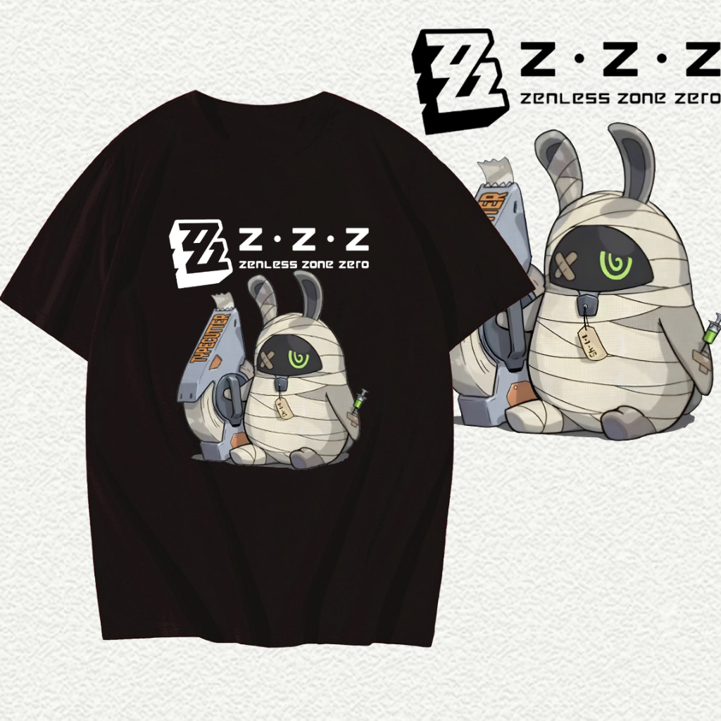เสื้อยืดBANGBOO Zenless Zone Zero ZZZ T-Shirt ผ้าCotton 100% ใส่ได้ ...