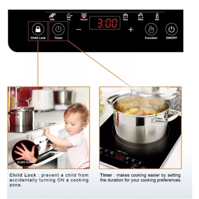 EnchantedEmporium Big Offer Style Touch Screen Induction Cooker Periuk ...