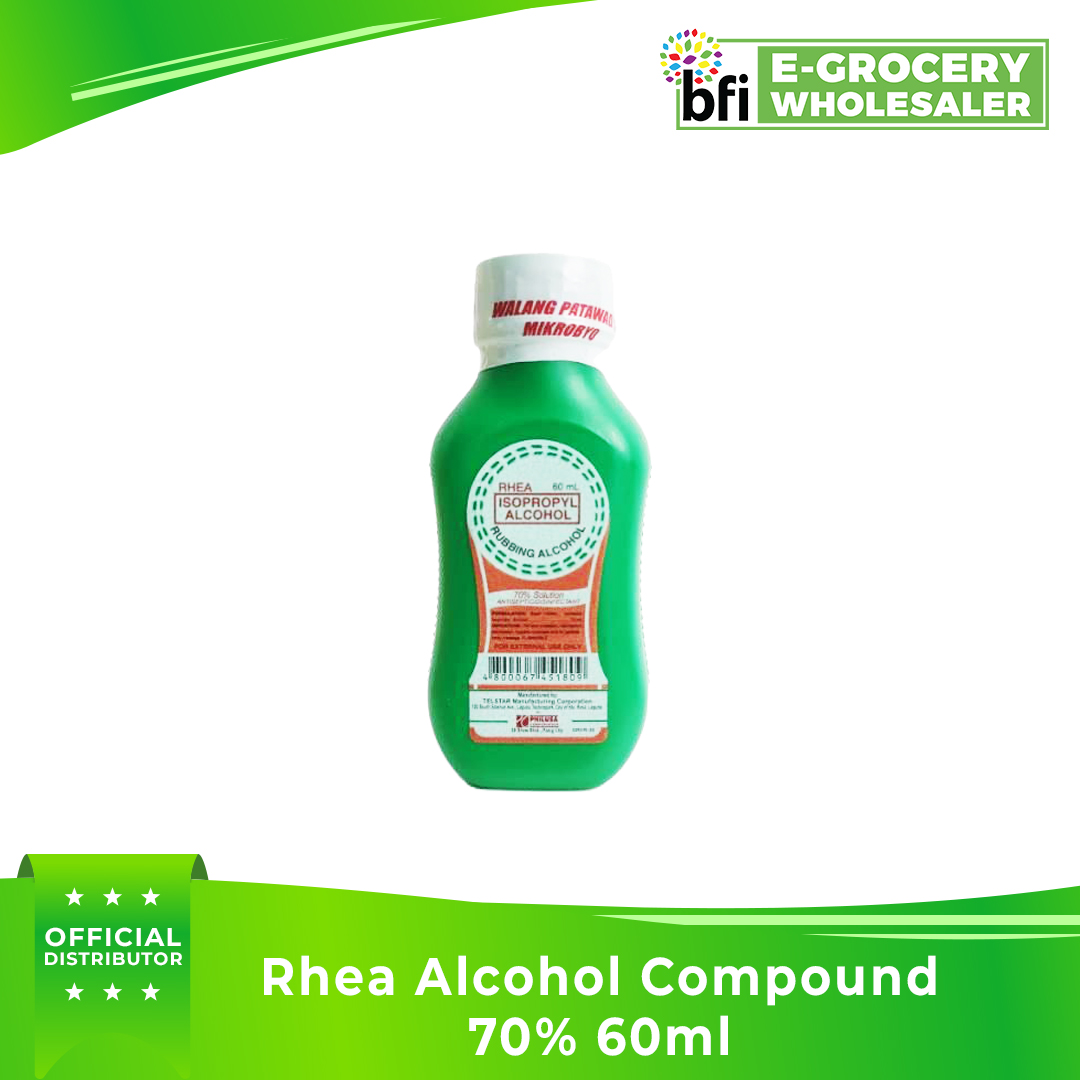 BFI Rhea Alcohol Compound 70% 60ml | Lazada PH